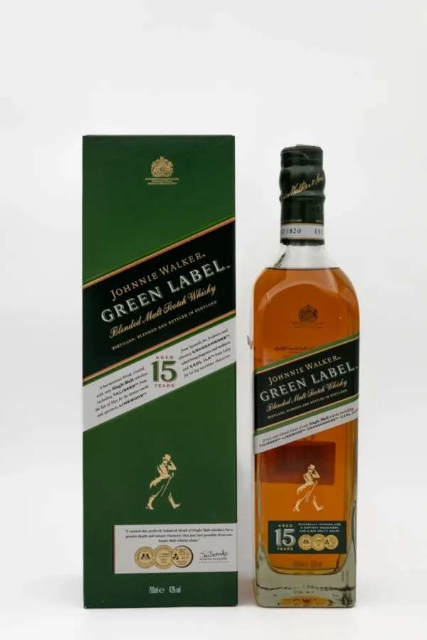 Johnnie Walker Green Label 15 YO 0.7L 43% - GOODBOOZE